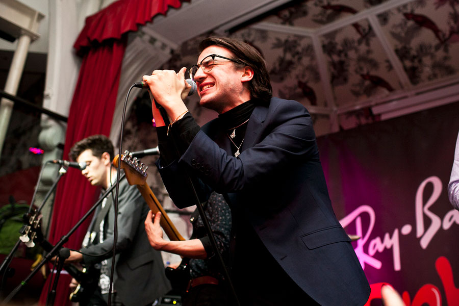 Spector at the Ray-Ban's Envision Tour in Manchester
