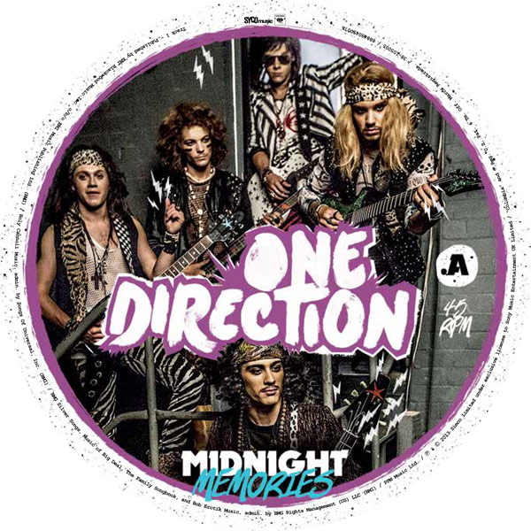 One Direction Dress Up As Glam Metal Band For Record Store Day