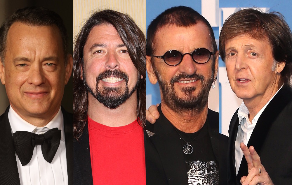 Paul McCartney, Dave Grohl, Tom Hanks and Ringo Starr all went out for ...