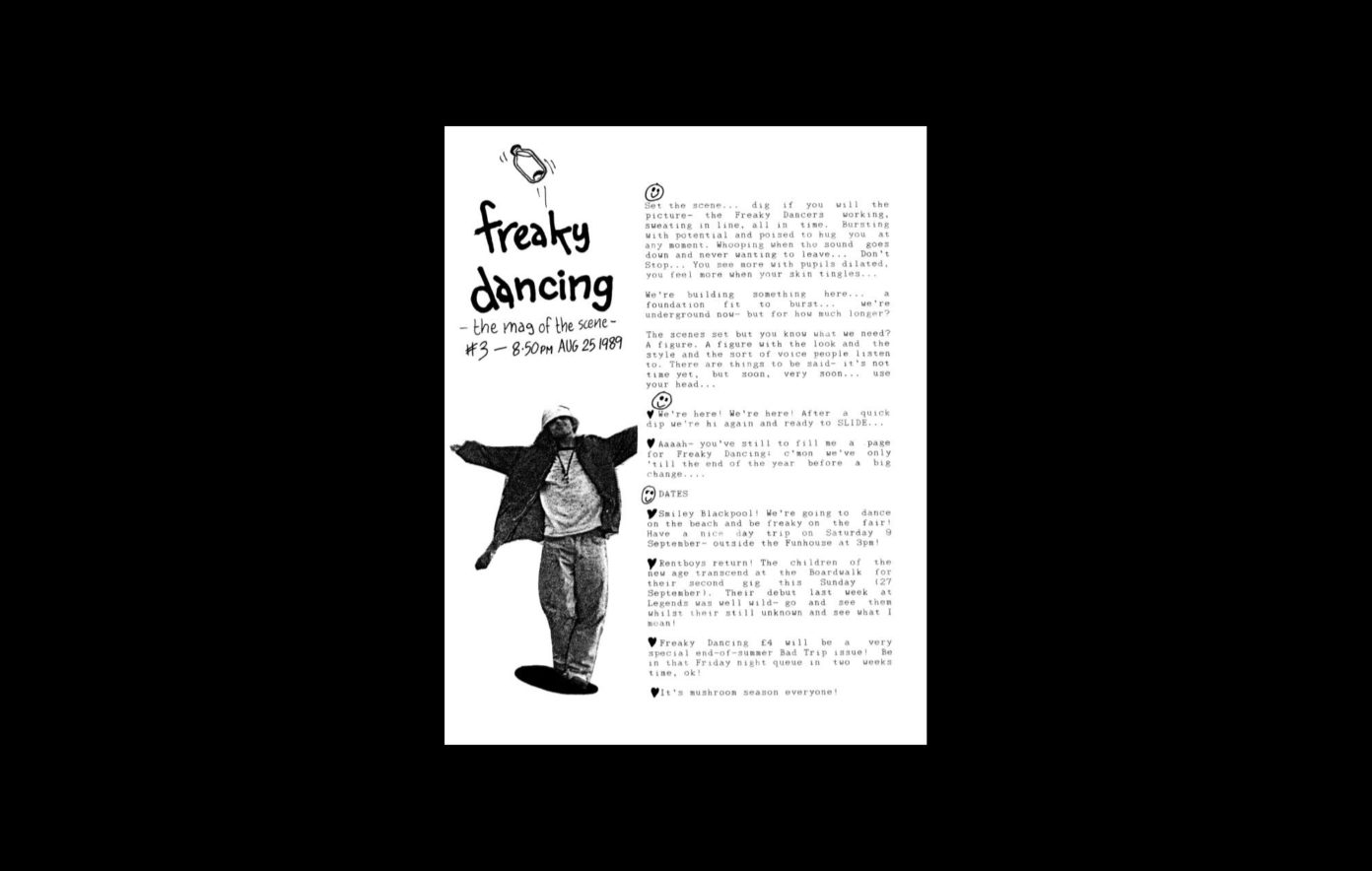 Behind the scenes of the Manchester Hacienda fanzine, Freaky Dancing