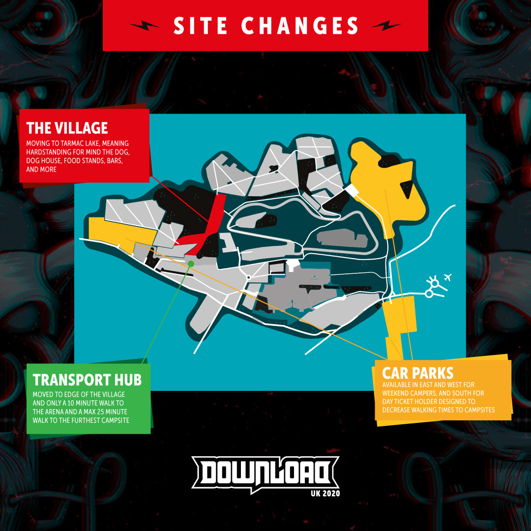 Download Festival announce major site improvements for 2020