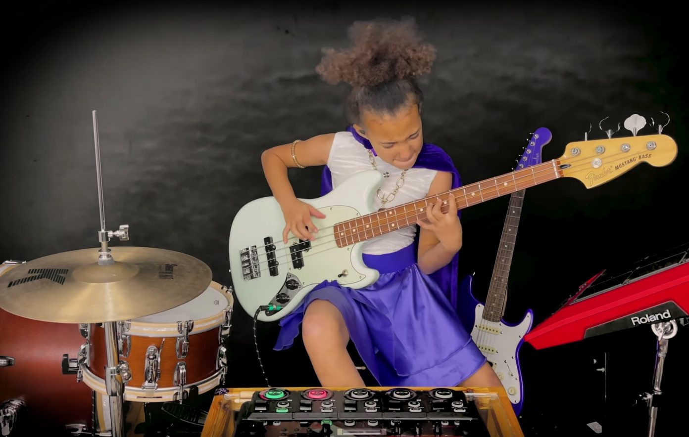 Nandi Bushell covers Led Zeppelin's 'Immigrant Song' for Jimmy Page's ...