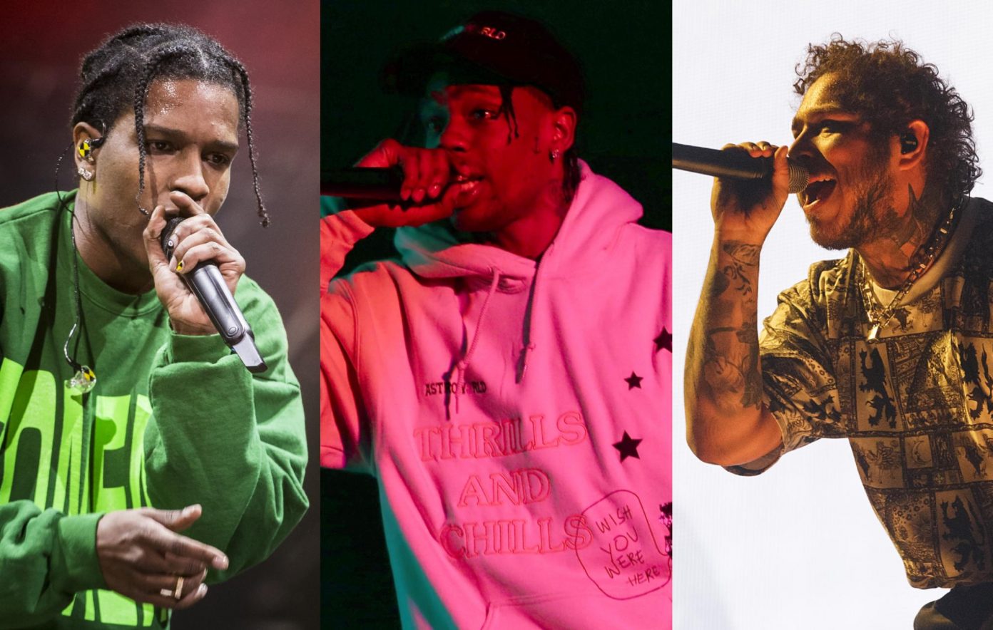 A$AP Rocky, Travis Scott, Post Malone for Rolling Loud Miami 2021