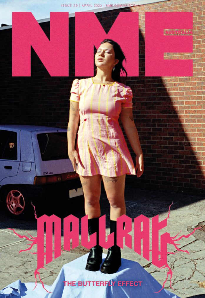 See Mallrat on the cover of NME Australia magazine's April 2022 issue