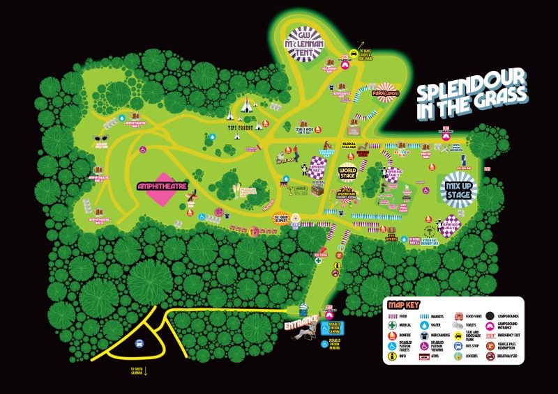 Here are the set times and site map for Splendour In The Grass 2022