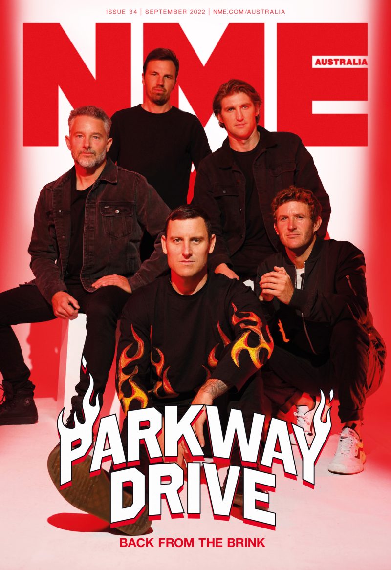 Parkway Drive are on the cover of NME Australia Magazine