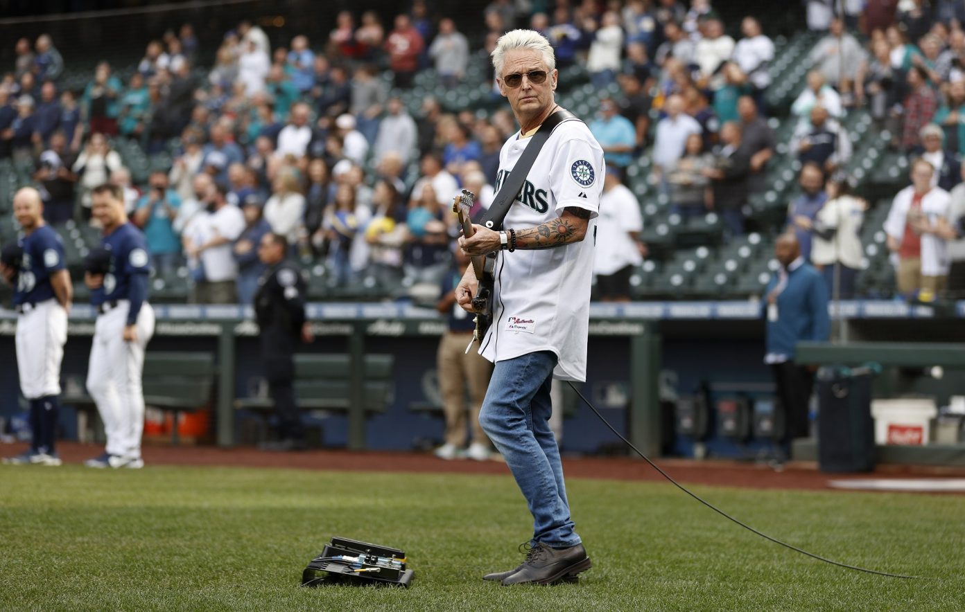 Watch Pearl Jam's Mike McCready play national anthem at Seattle ...