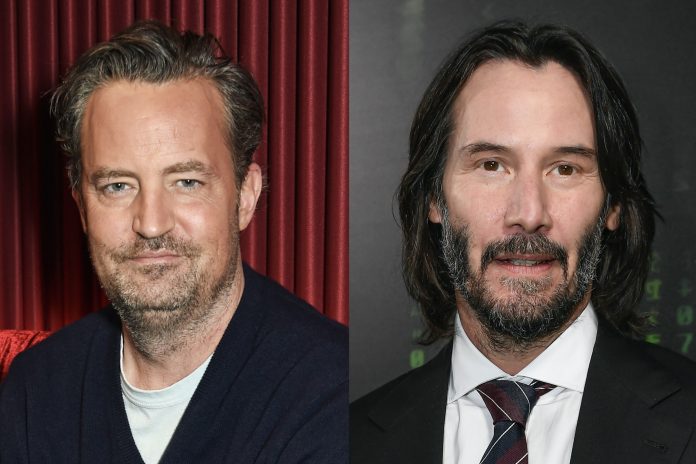 Matthew Perry makes dig at Keanu Reeves in new memoir