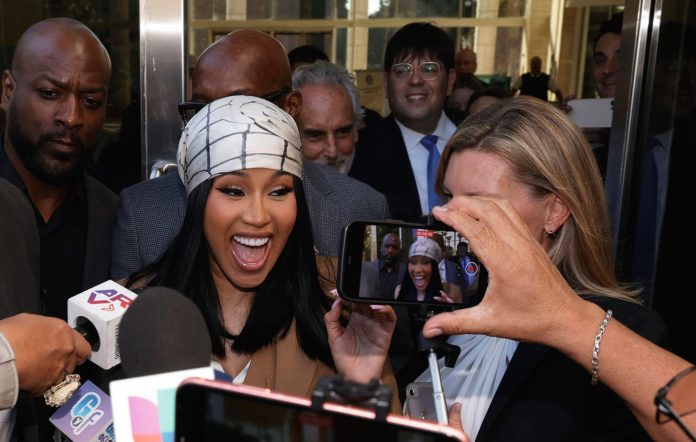 Cardi B wins court case over mixtape artwork