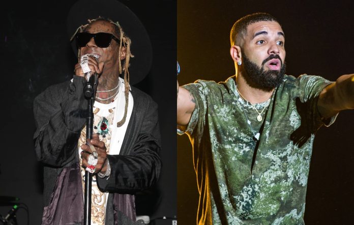 Drake makes surprise appearance at Lil Wayne's Lil WeezyAna Fest