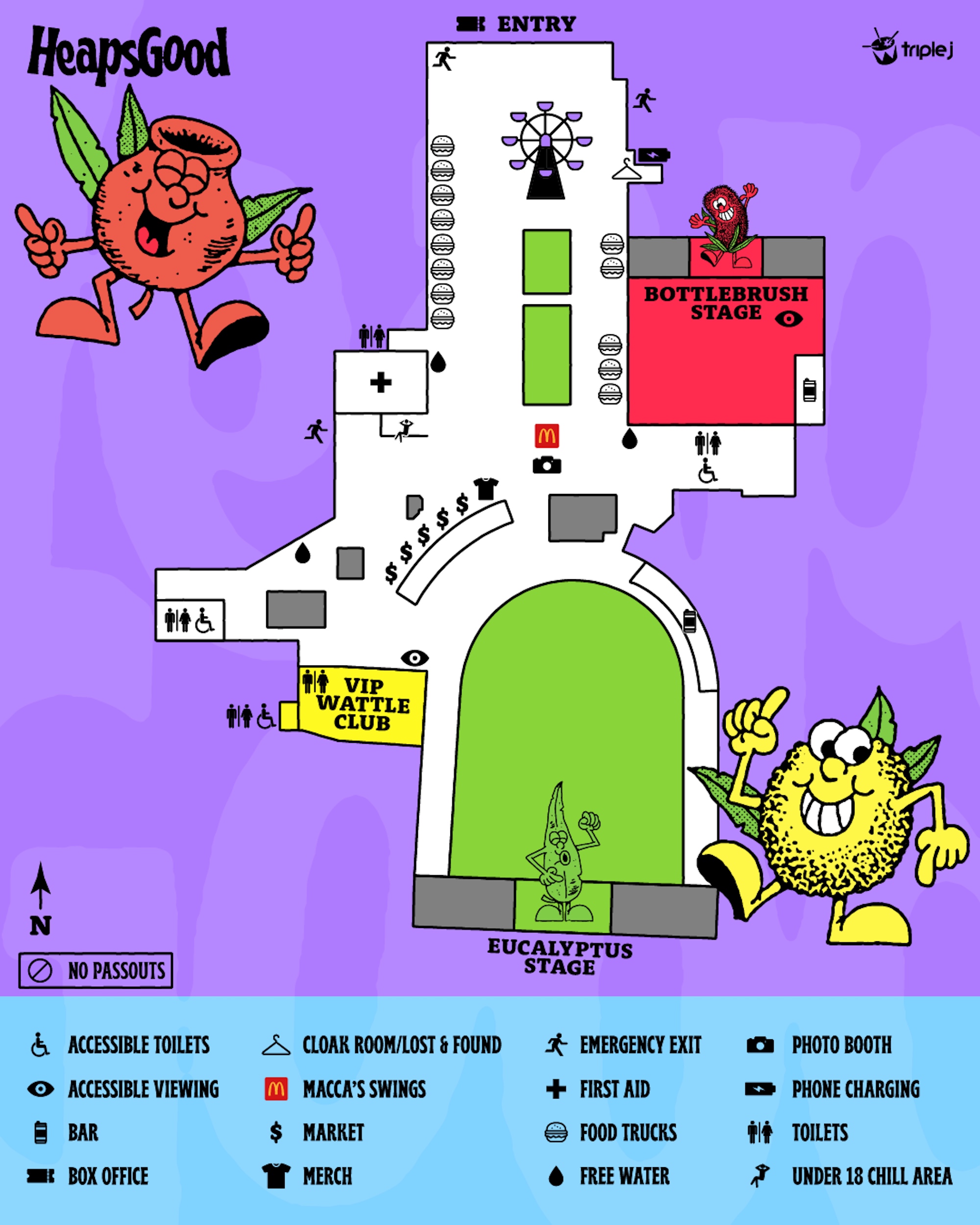 Heaps Good reveal set times and map ahead of 2023 debut