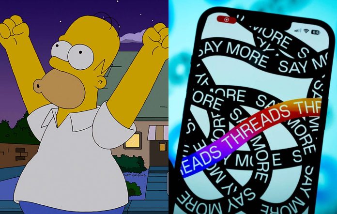 'The Simpsons' fan theory that Homer predicted Threads logo debunked