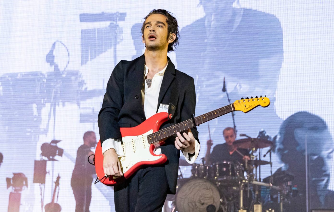 The 1975 promote tour using fake Matty Healy political ad