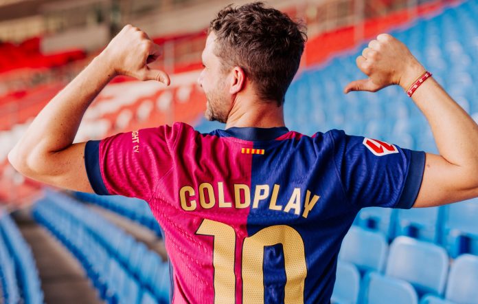 Coldplay and Spotify team up to launch new FC Barcelona shirt