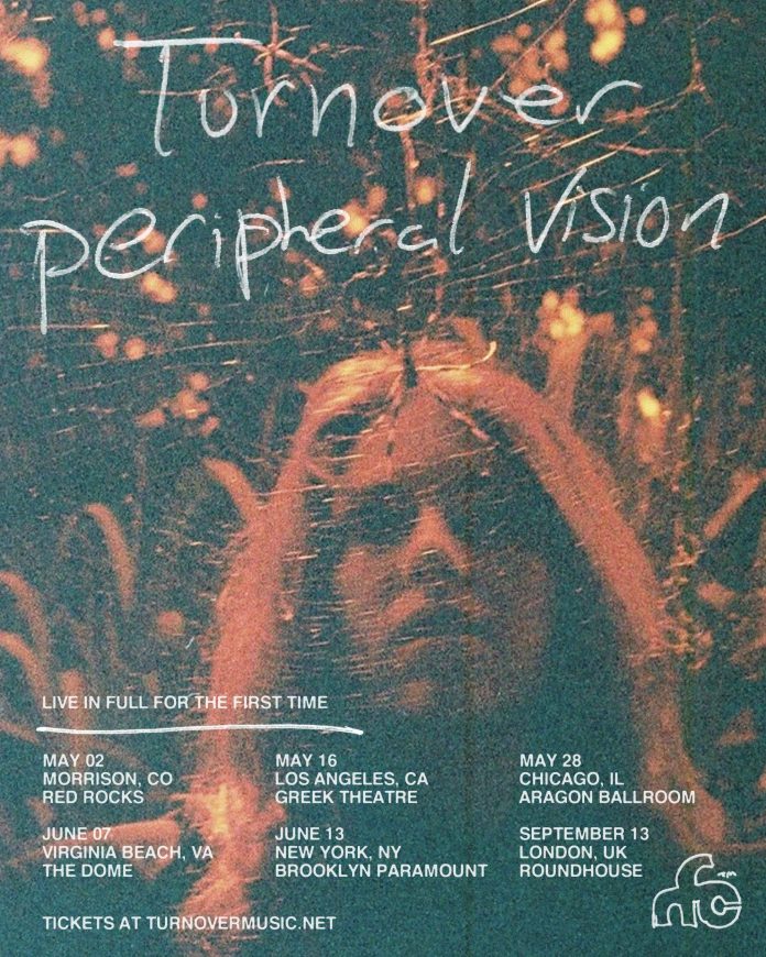 Turnover announce 2025 'Peripheral Vision' 10th anniversary tour with ...