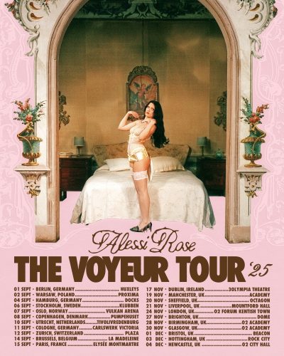 Alessi Rose announces 'The Voyeur' 2025 UK and European tour